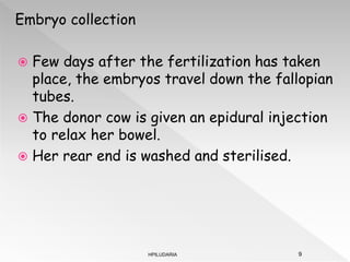 Multiple Ovulation Embryo Transfer | PPTX