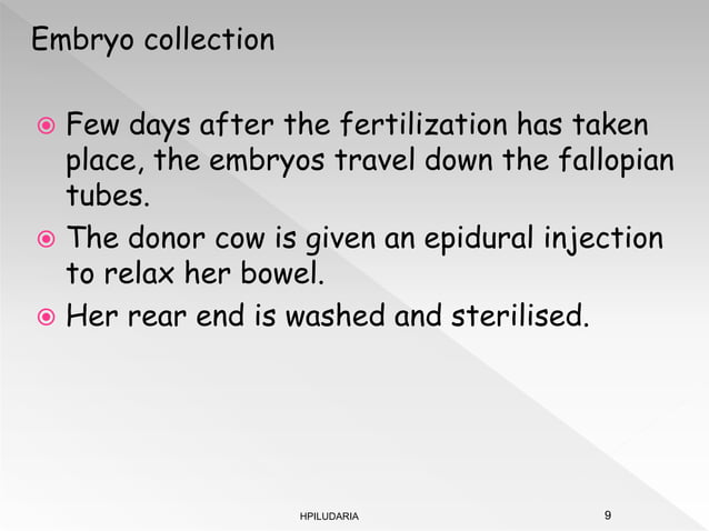 Multiple Ovulation Embryo Transfer | PPTX