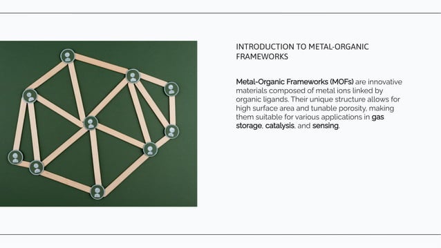 Metal Organic Frameworks (MOF) for energy storage/catalysis | PDF