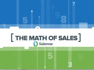 Math of Sales: Your Formula for Sales Success | PPT