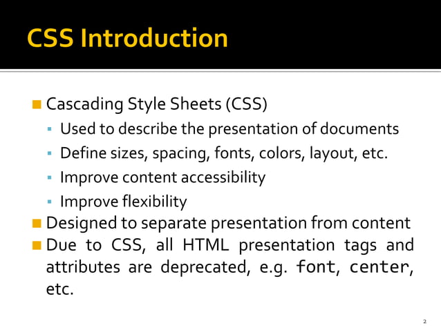 Cascading Style Sheet | PPT