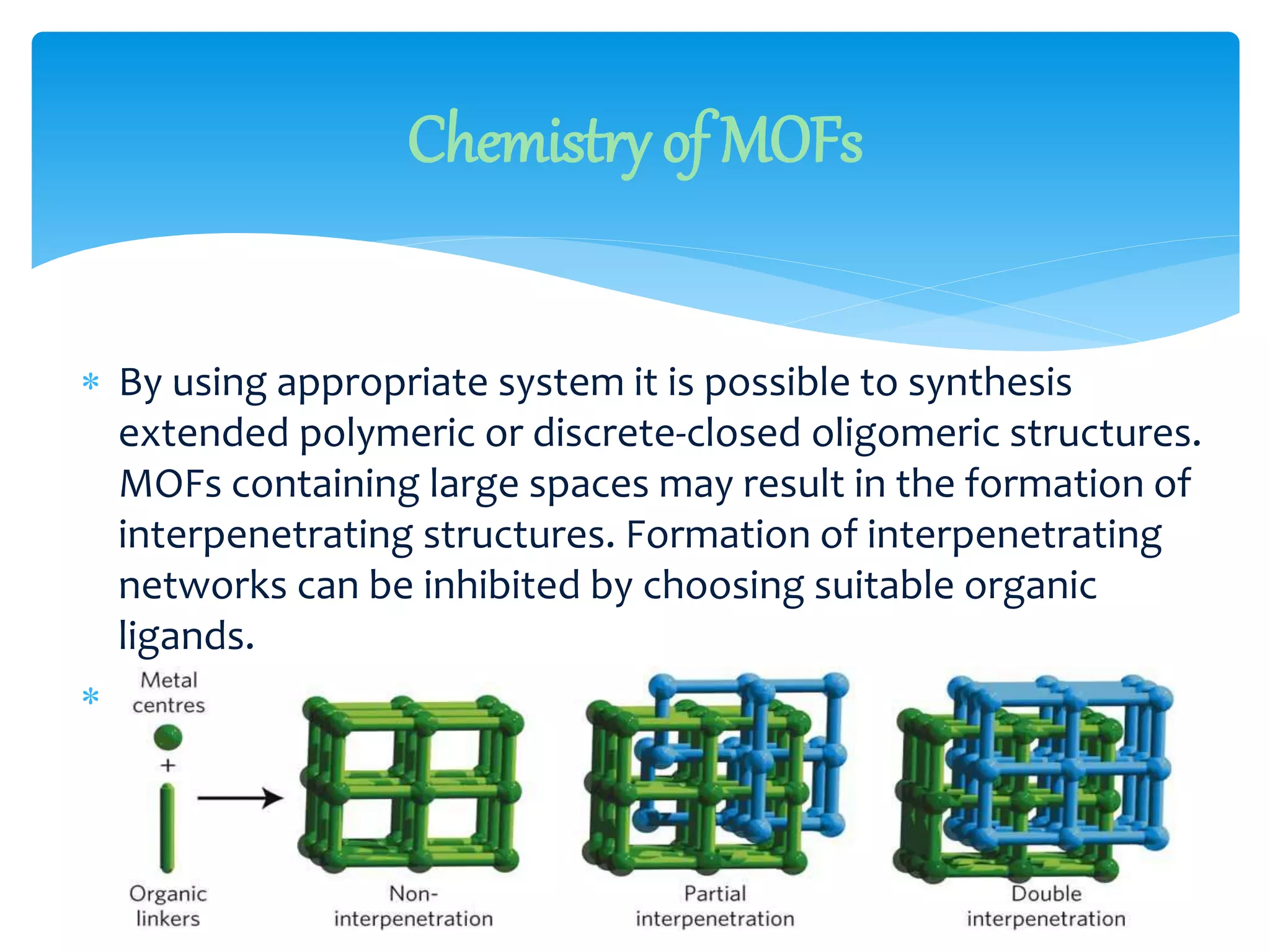 MOF, metal organic frameworks | PPTX