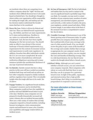 Anticipating an Attack: A Pre-Breach Checklist | PDF