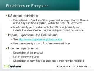 Encryption: Who, What, When, Where, and Why It's Not a Panacea | PPT