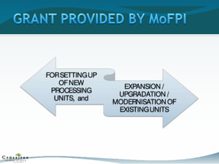 MOFPI Grant Scheme | PDF