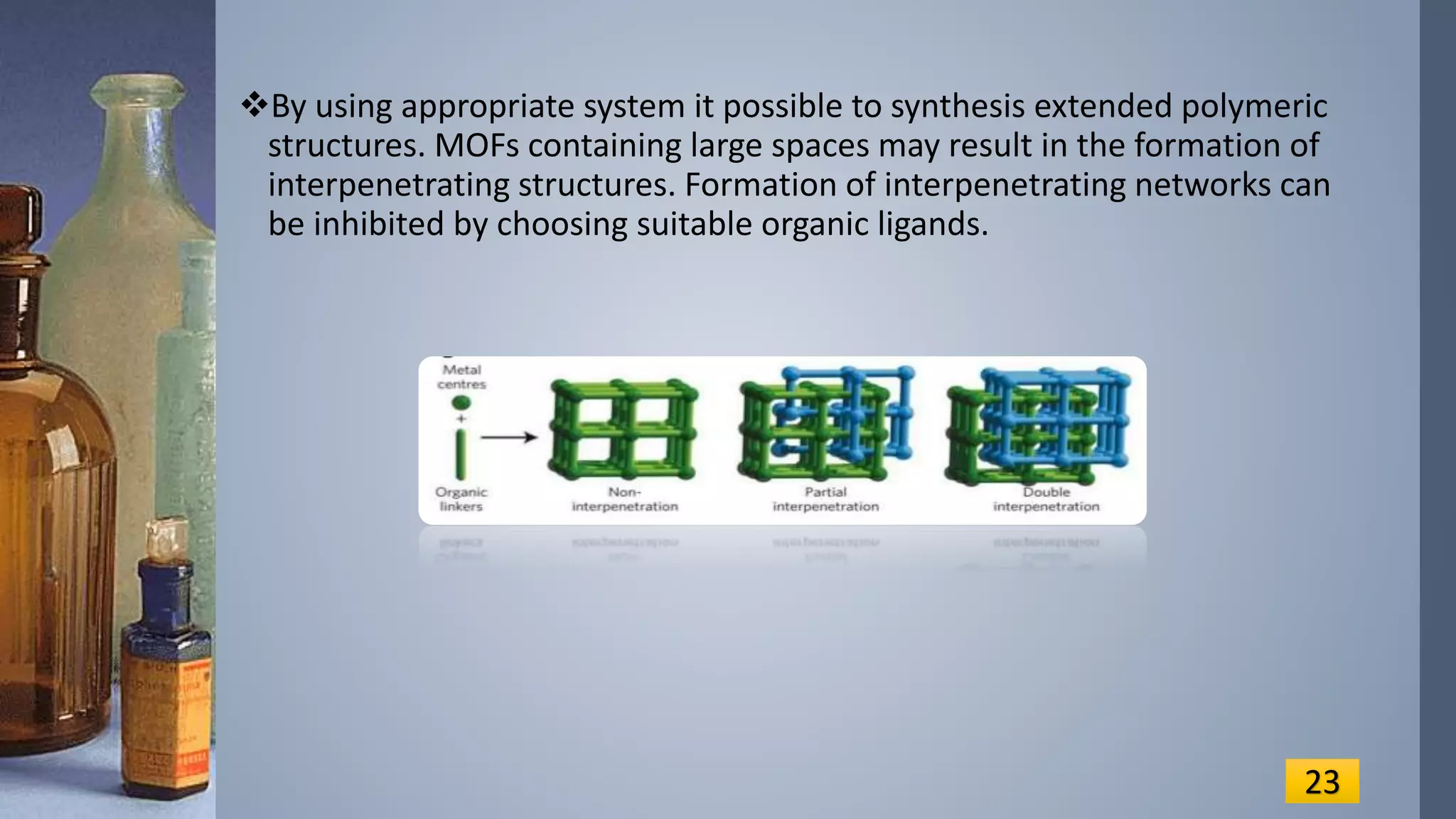 MoFs (METAL-ORGANIC FRAMEWORKS) | PPTX