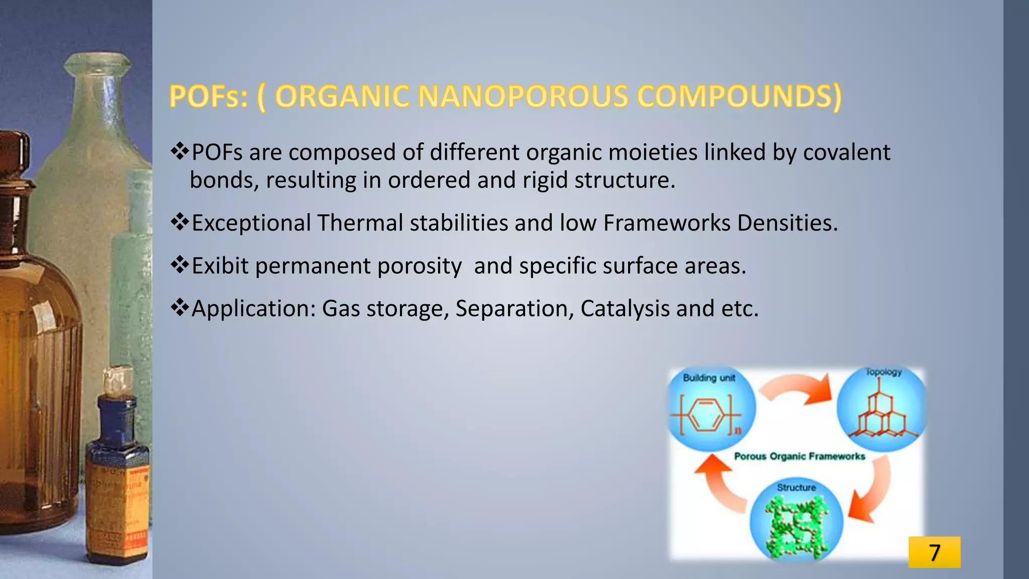 MoFs (METAL-ORGANIC FRAMEWORKS) | PPTX