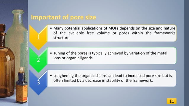 MoFs (METAL-ORGANIC FRAMEWORKS) | PPTX