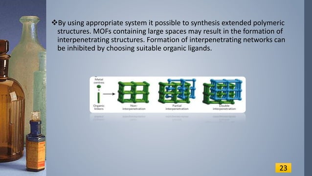 MoFs (METAL-ORGANIC FRAMEWORKS) | PPTX