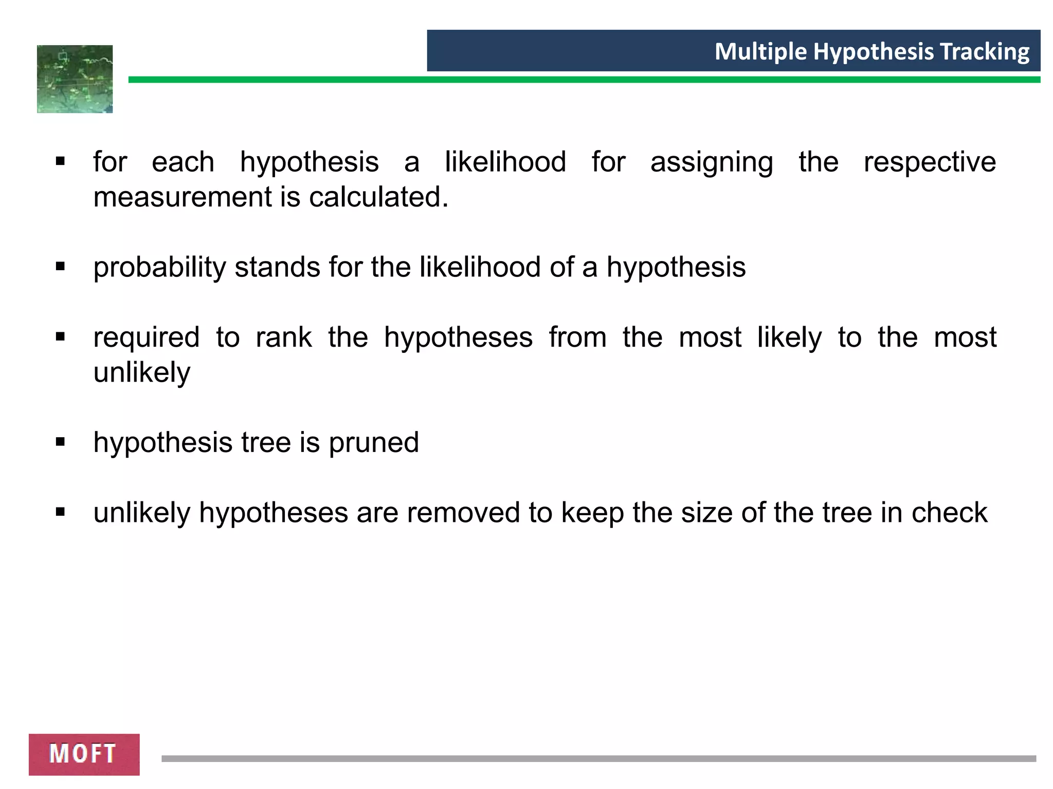 MHT Multi Hypothesis Tracking - Part1 | PDF | Physics | Science