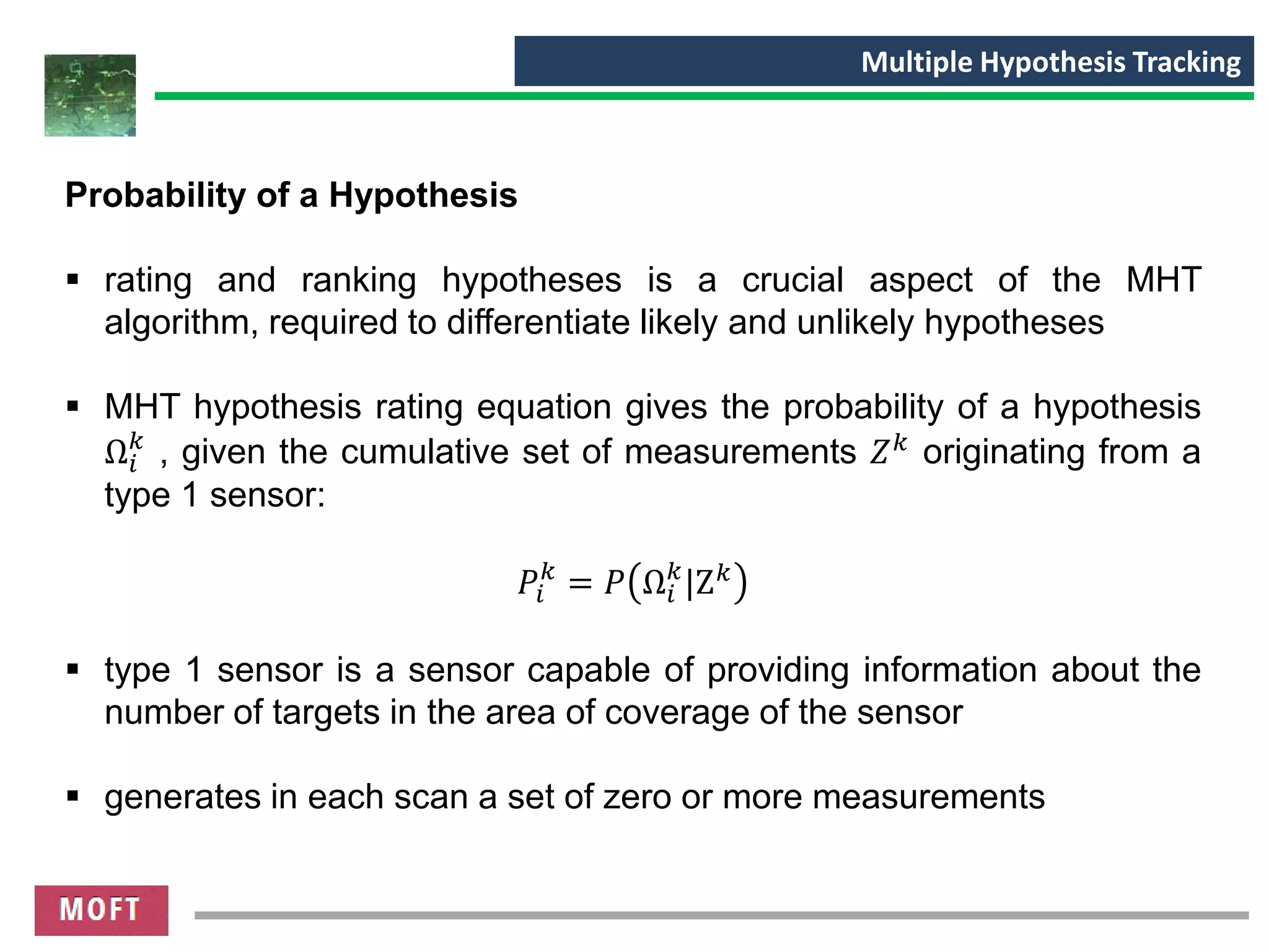 MHT Multi Hypothesis Tracking - Part1 | PDF | Physics | Science