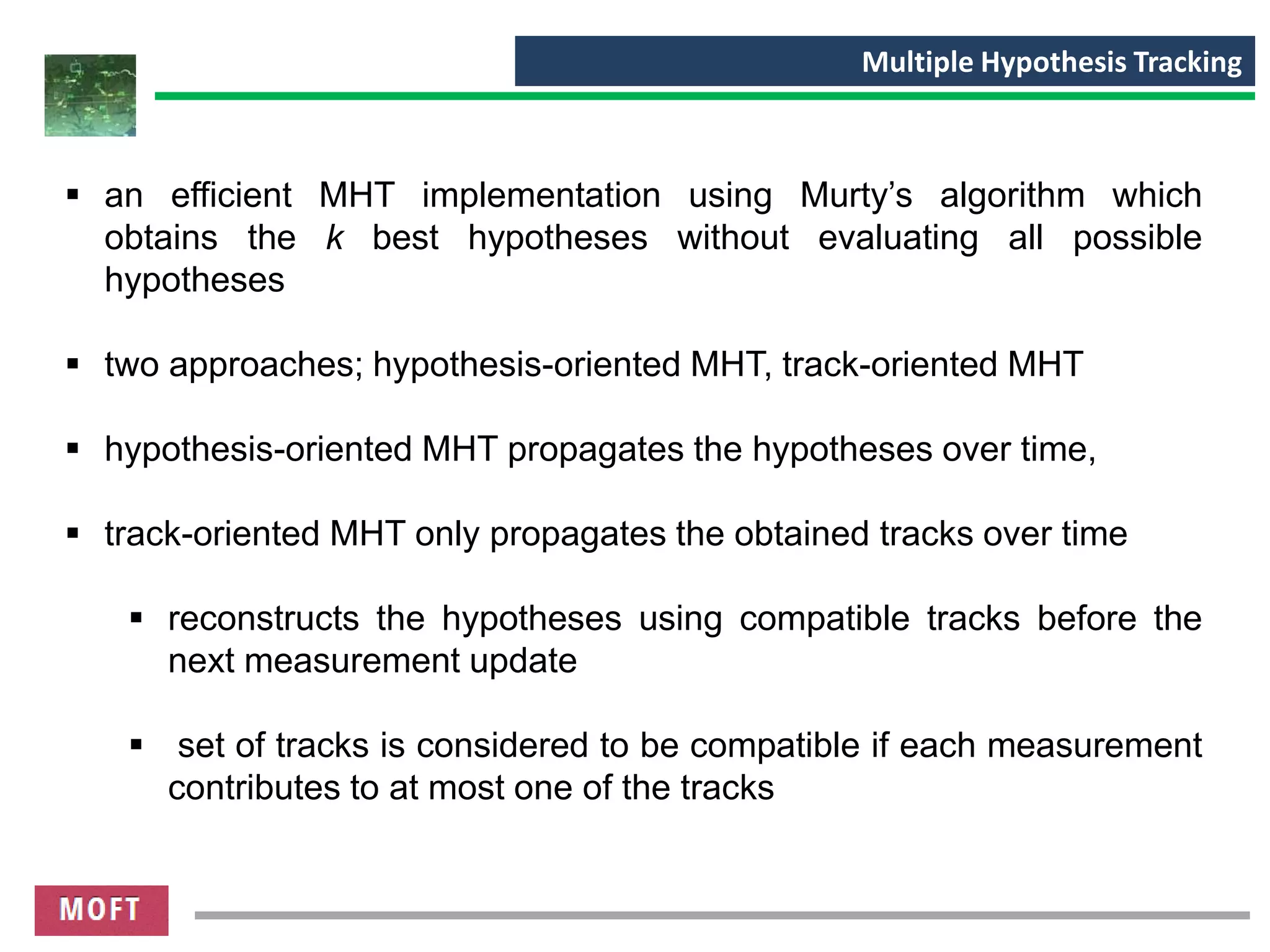 MHT Multi Hypothesis Tracking - Part1 | PDF | Physics | Science
