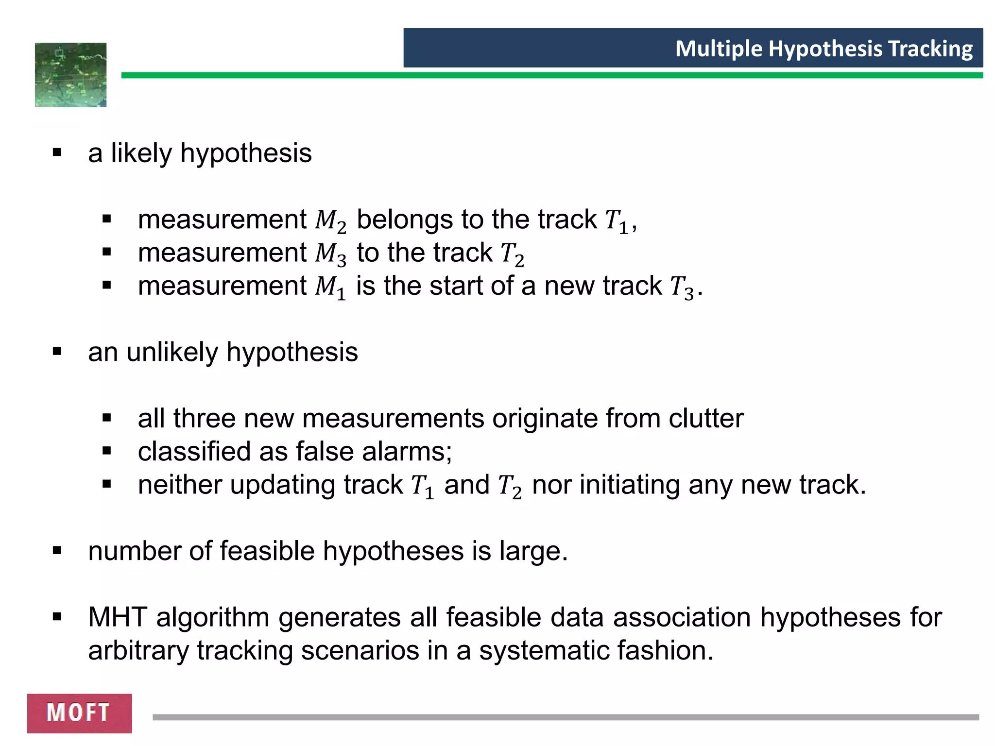 MHT Multi Hypothesis Tracking - Part1 | PDF | Physics | Science