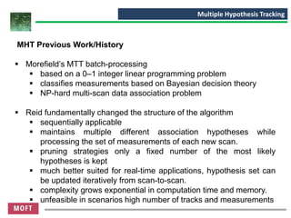 MHT Multi Hypothesis Tracking - Part1 | PDF