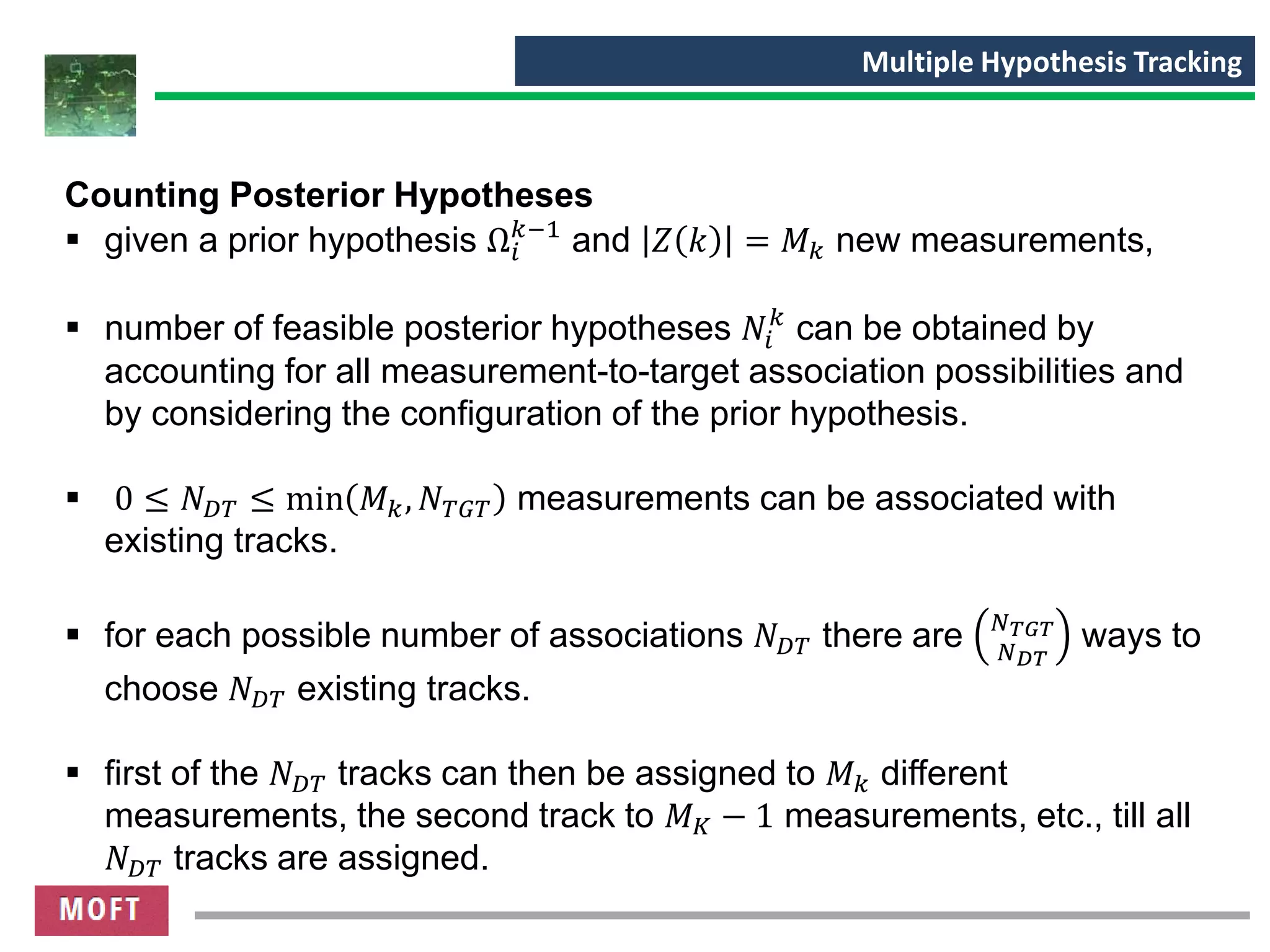 MHT Multi Hypothesis Tracking - Part2 | PDF