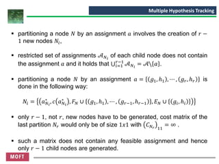 MHT Multi Hypothesis Tracking - Part2 | PDF