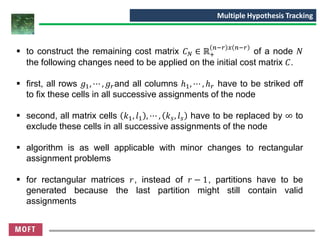 MHT Multi Hypothesis Tracking - Part2 | PDF