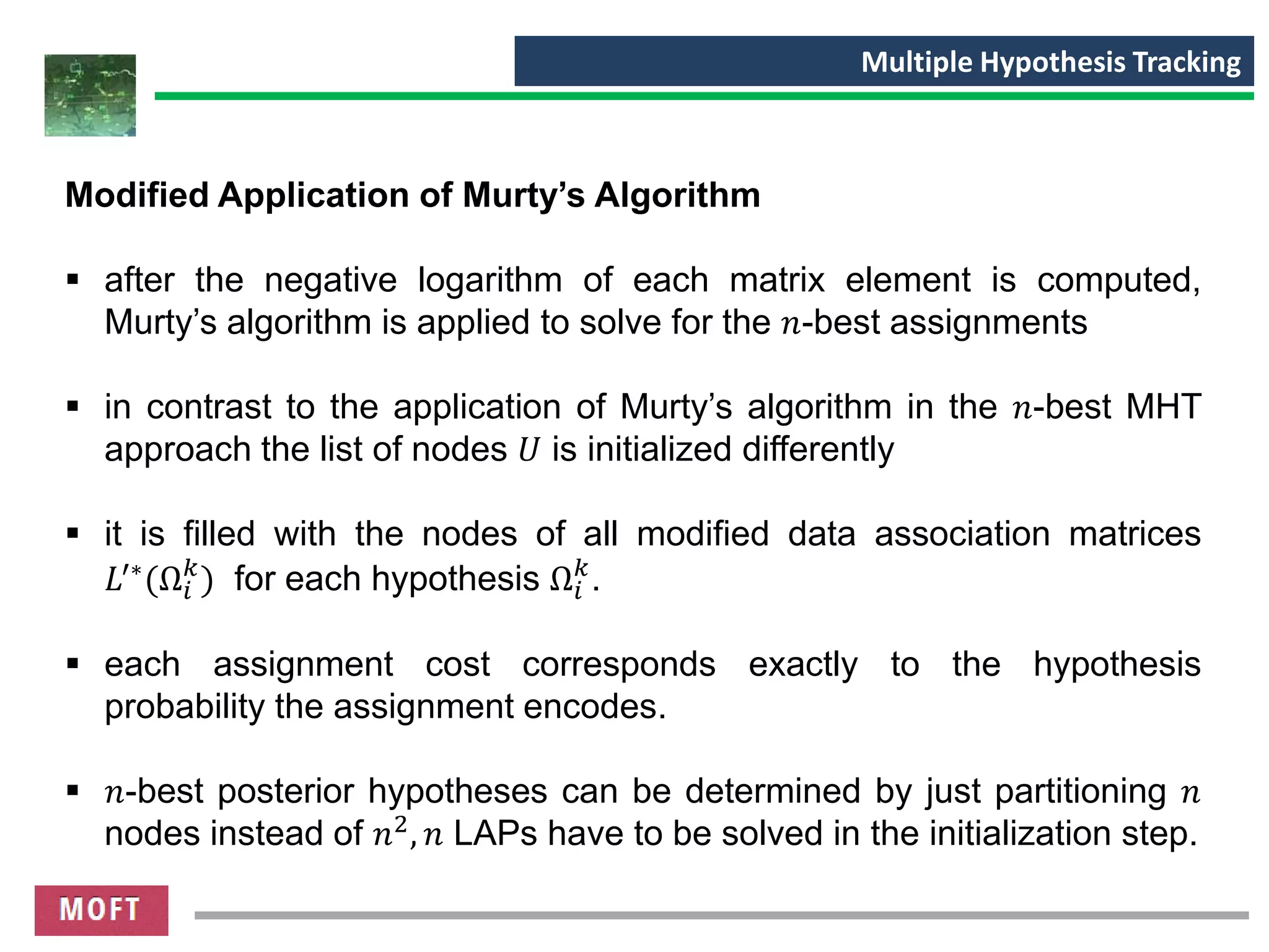 MHT Multi Hypothesis Tracking - Part3 | PDF | Physics | Science