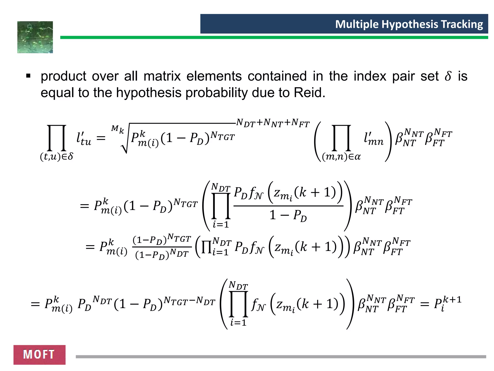 MHT Multi Hypothesis Tracking - Part3 | PDF | Physics | Science
