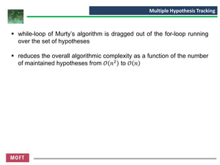 MHT Multi Hypothesis Tracking - Part3 | PDF | Physics | Science