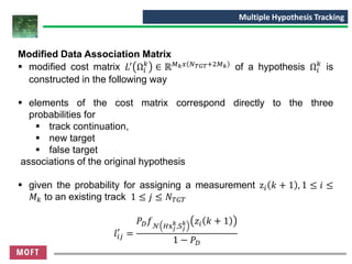 MHT Multi Hypothesis Tracking - Part3 | PDF | Physics | Science