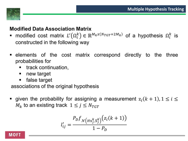 MHT Multi Hypothesis Tracking - Part3 | PDF | Physics | Science