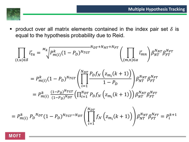 MHT Multi Hypothesis Tracking - Part3 | PDF | Physics | Science