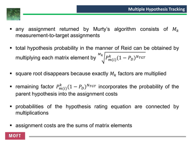 MHT Multi Hypothesis Tracking - Part3 | PDF | Physics | Science