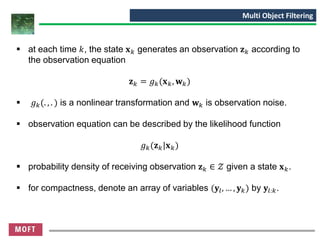 Multi Object Filtering Multi Target Tracking | PDF