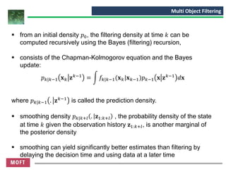 Multi Object Filtering Multi Target Tracking | PDF