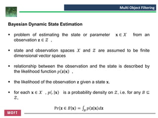 Multi Object Filtering Multi Target Tracking | PDF