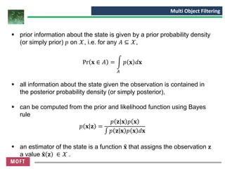 Multi Object Filtering Multi Target Tracking | PDF