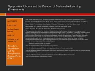 ‘Ubuntu’ and the Social Justice African Diaspora Scholar | PPT