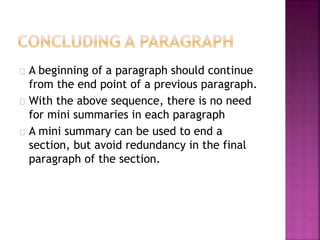 Chapter 4 Structuring Paragraph and Sentences | PPTX