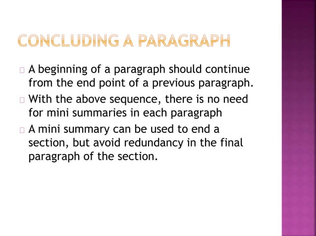 Chapter 4 Structuring Paragraph and Sentences | PPTX