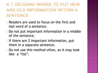 Chapter 4 Structuring Paragraph and Sentences | PPTX