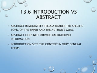Chapter 13 Introduction in research paper | PPTX