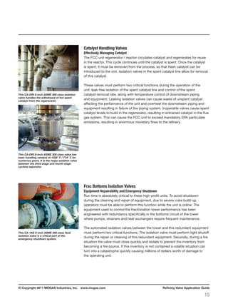 Severe Service Control & Isolation Valves in the Refining Industry | PDF