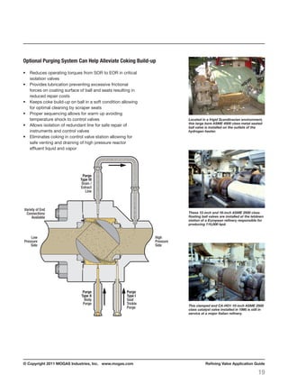 Severe Service Control & Isolation Valves in the Refining Industry | PDF