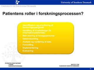 Mogens Hørder - Patientinddragelse | PPT