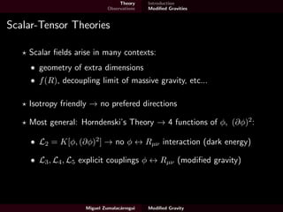 Modified Gravity - a brief tour | PDF