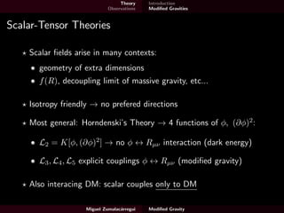 Modified Gravity - a brief tour | PDF