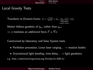 Modified Gravity - a brief tour | PDF