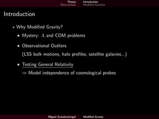 Modified Gravity - a brief tour | PDF