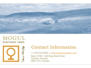 Mogul presentation jan 2013 final | PDF