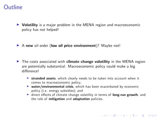 Oil Price Volatility, Climate Change Uncertainty, and Macroeconomic ...