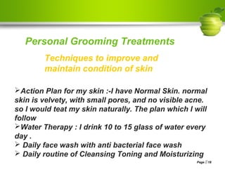 Grooming presentation (Mohak) | PPT | Skin and Dermatology | Diseases ...