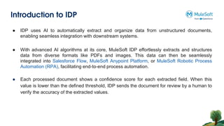 MuleSoft Intelligent Document Processing | PPTX