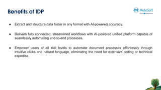 MuleSoft Intelligent Document Processing | PPTX