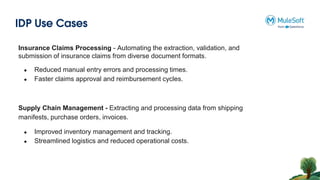 MuleSoft Intelligent Document Processing | PPTX